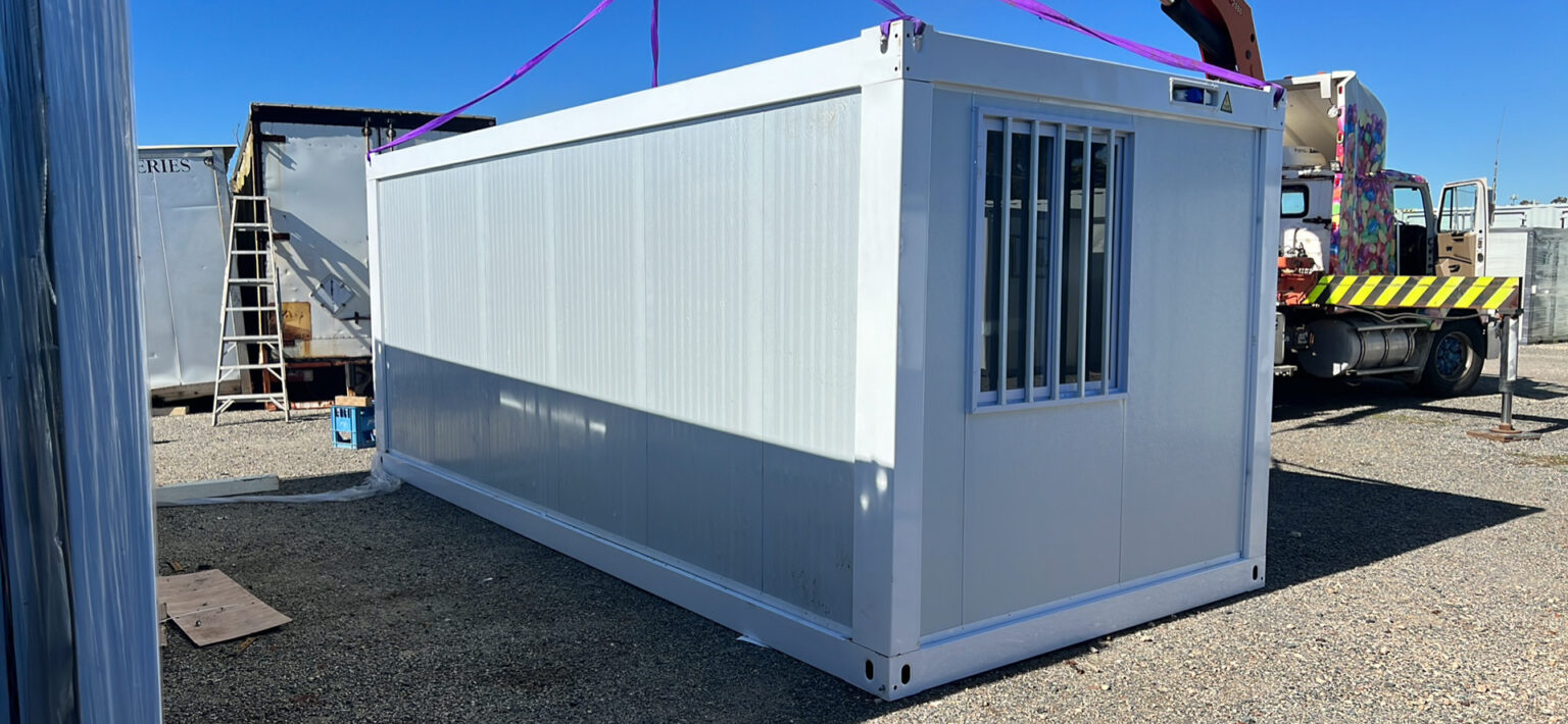 5.8 x 2.45 Flat Pack Site Office / Donga / Transportable Building ...