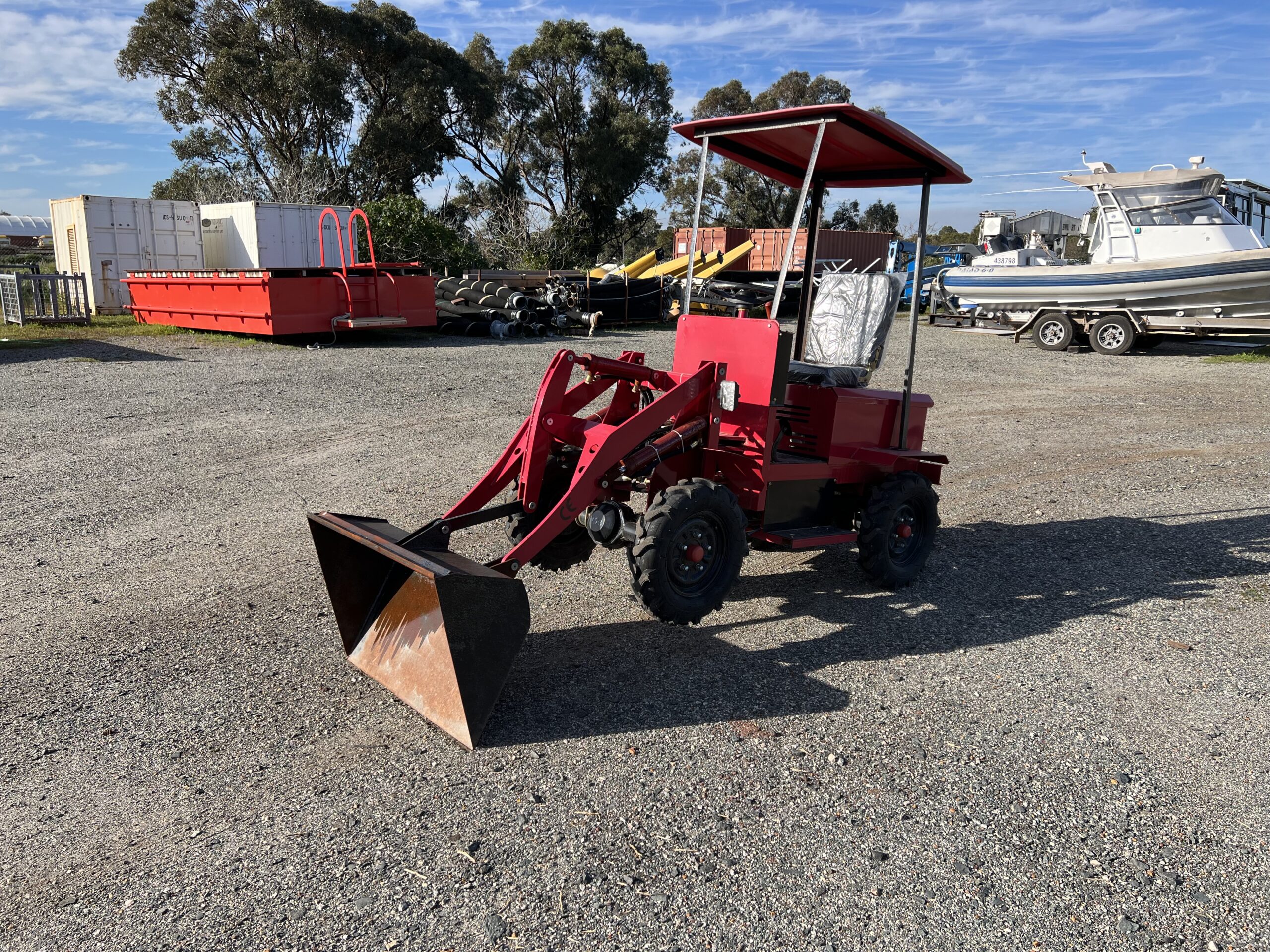 400KG Electric Mini Loader Manual Hitch - Perth Equipment Sales