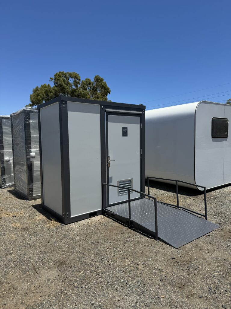 Transportable Deluxe/Ambulant Single Toilet Unit - Perth Equipment Sales