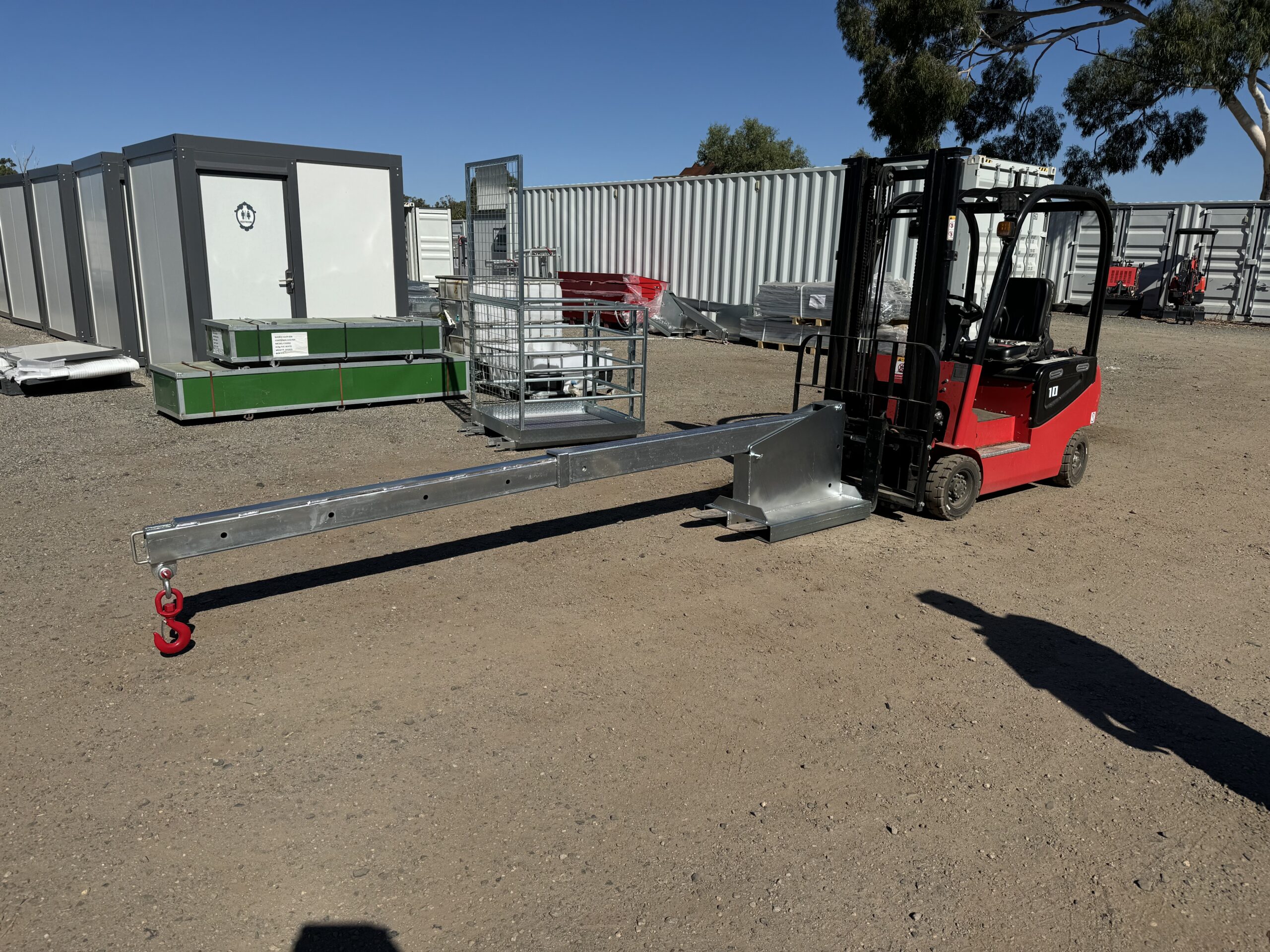 Forklift Crane Jib Attachment (Long) - Perth Equipment Sales