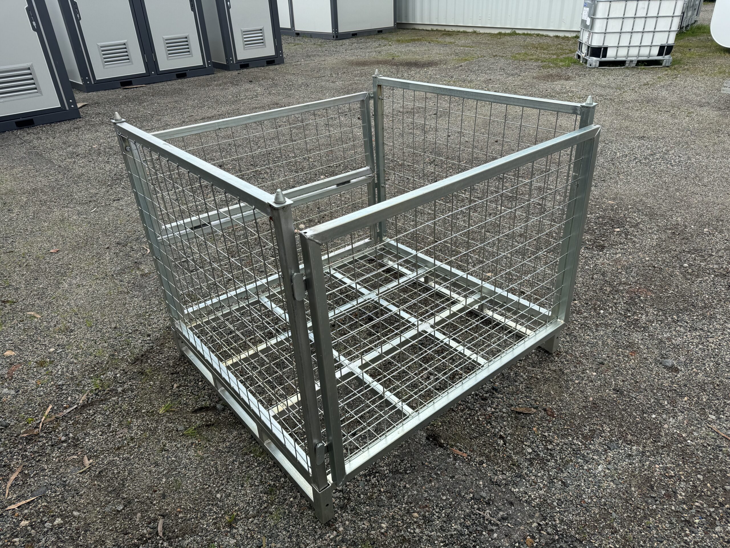 Mesh Stillage Stackable Cage 1000kg - Perth Equipment Sales